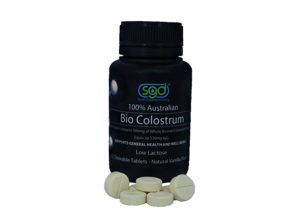 Colostrum | Bio | 100% Australian | SG Dairy | 60 Chewable Tablets ...