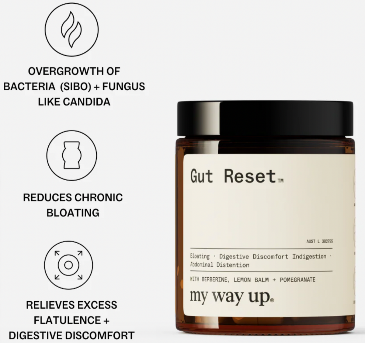 My Way Up | Gut Reset | 60 Capsules | Shop On-Line – Sage Wellbeing