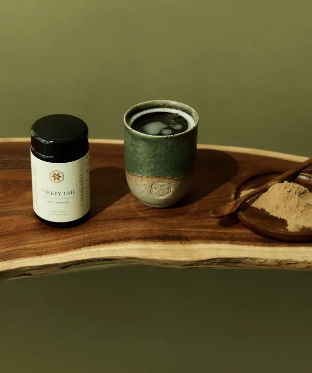 Turkey Tail | Superfeast | 100g (miron glass) – Sage Wellbeing